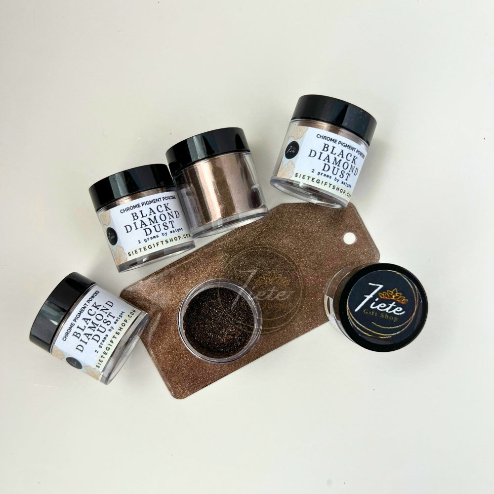 Black Diamond Dust - Chrome Pigment Powder – Siete Gift Shop