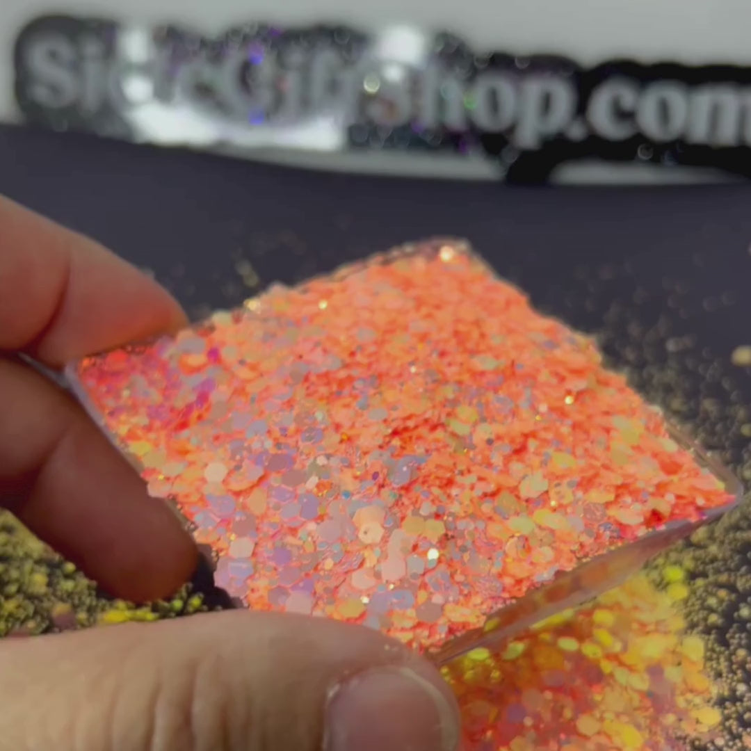 Peaches & Cream - Mixed Neon Color Changing Glitter – Siete Gift Shop